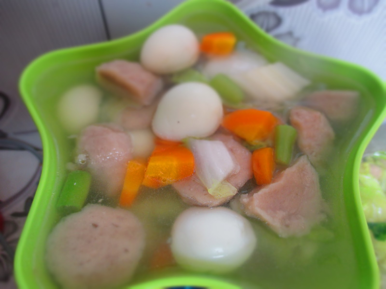 Resep dan Cara Membuat Sup Bakso Telur Puyuh Enak - Dapur Lagi