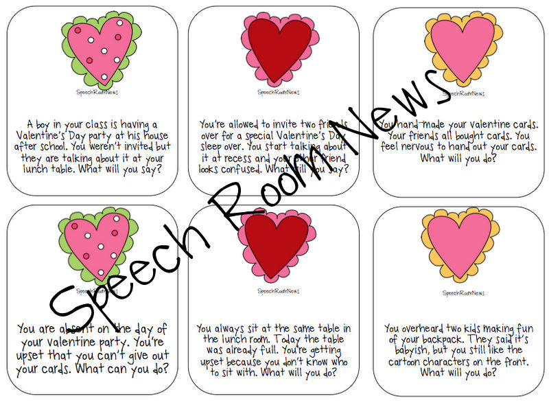 headlinesandmore: Valentine's Day Grammar & Social Skills