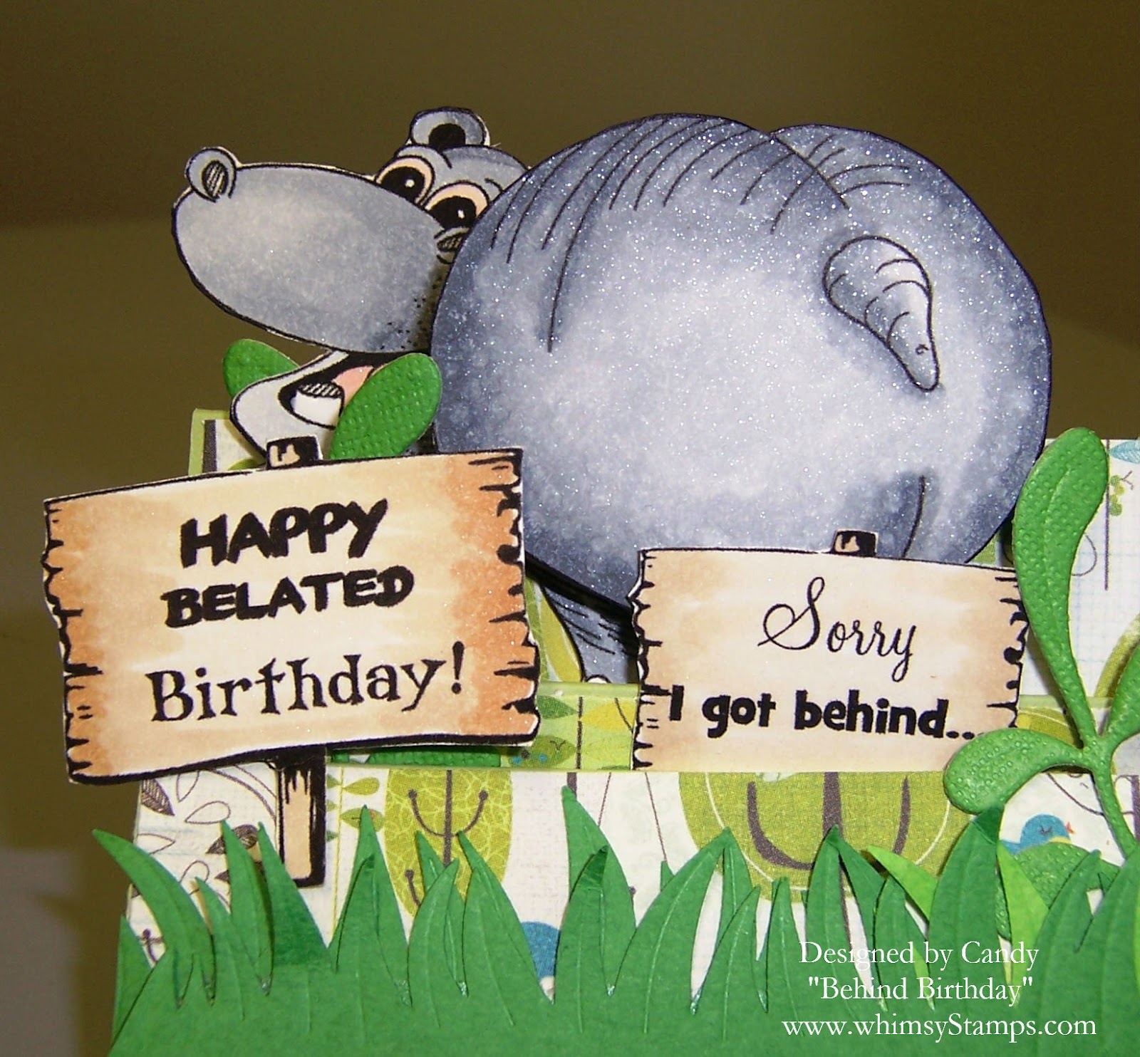 Purple Card Lady: Belated Birthday Wishes