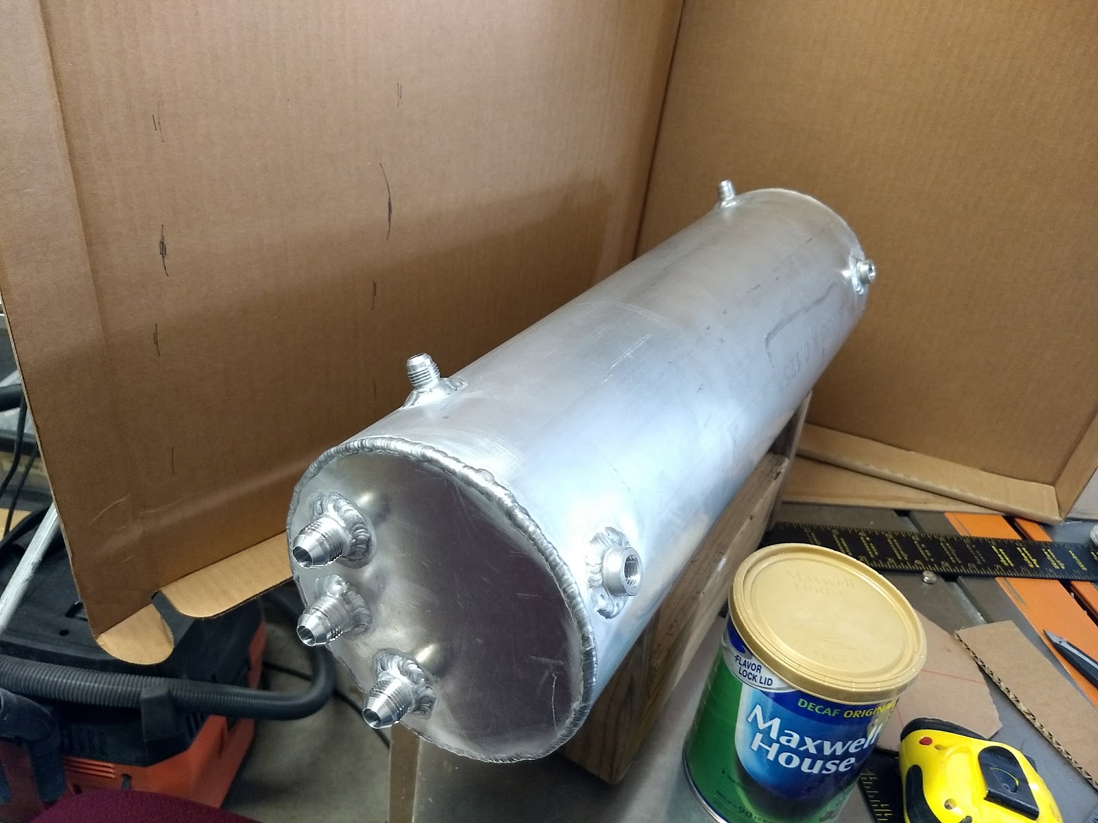 Just Highlander 371: Header tank progress