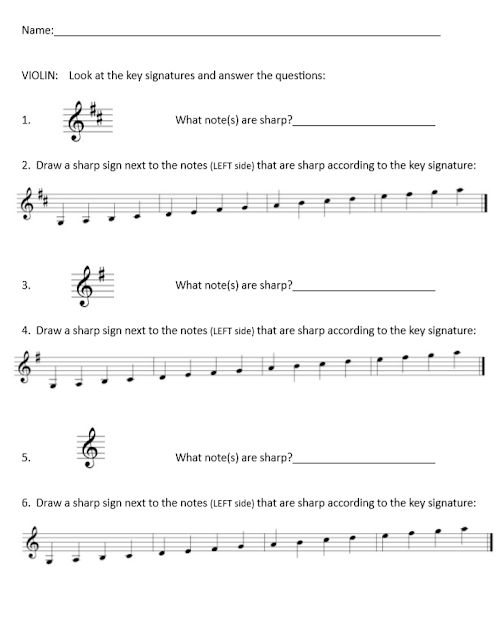 Orchestra Classroom: Teaching Key Signatures