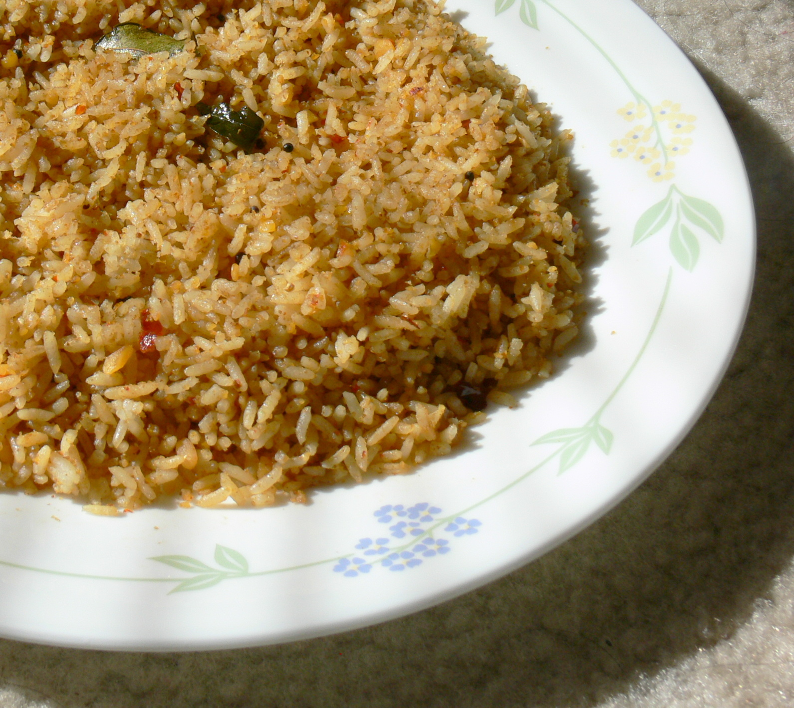 Spice Junction: Puliodharai - Tamarind Rice from Southern India