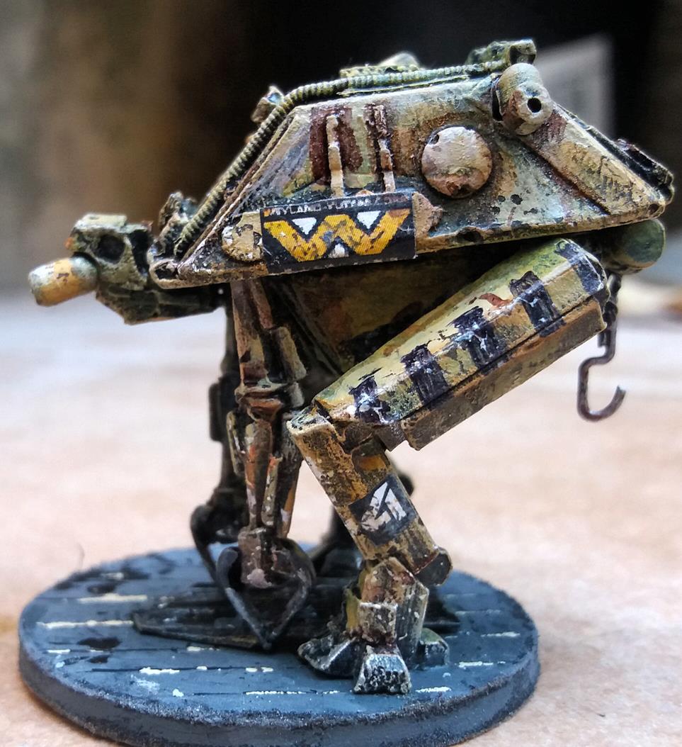 Scrathbuilt stuff - 15mm scifi Hunchback Mech & Herd Beast | Lead ...