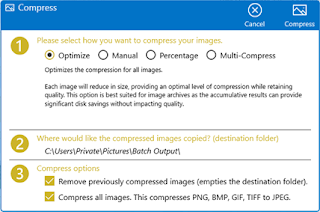 Batch Image Compressor: Overview of the Optimize Compression