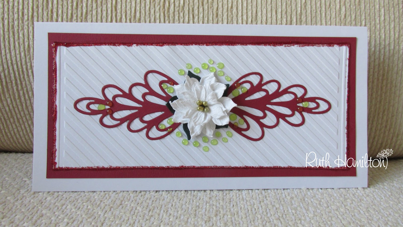 A Passion For Cards: Quick and simple Christmas card - Tonic Studios A Passion For Cards: Quick and simple Christmas card - Tonic Studios