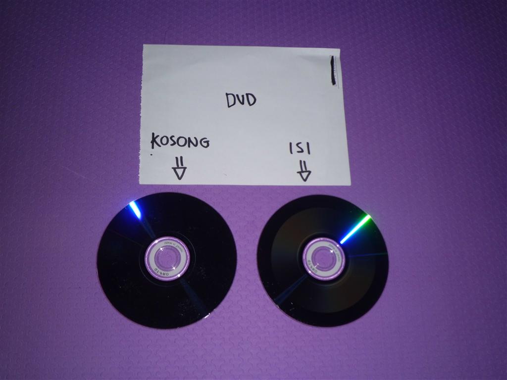 Cara Membedakan DVD Kosong dan DVD Isi ~ Pripun Carane