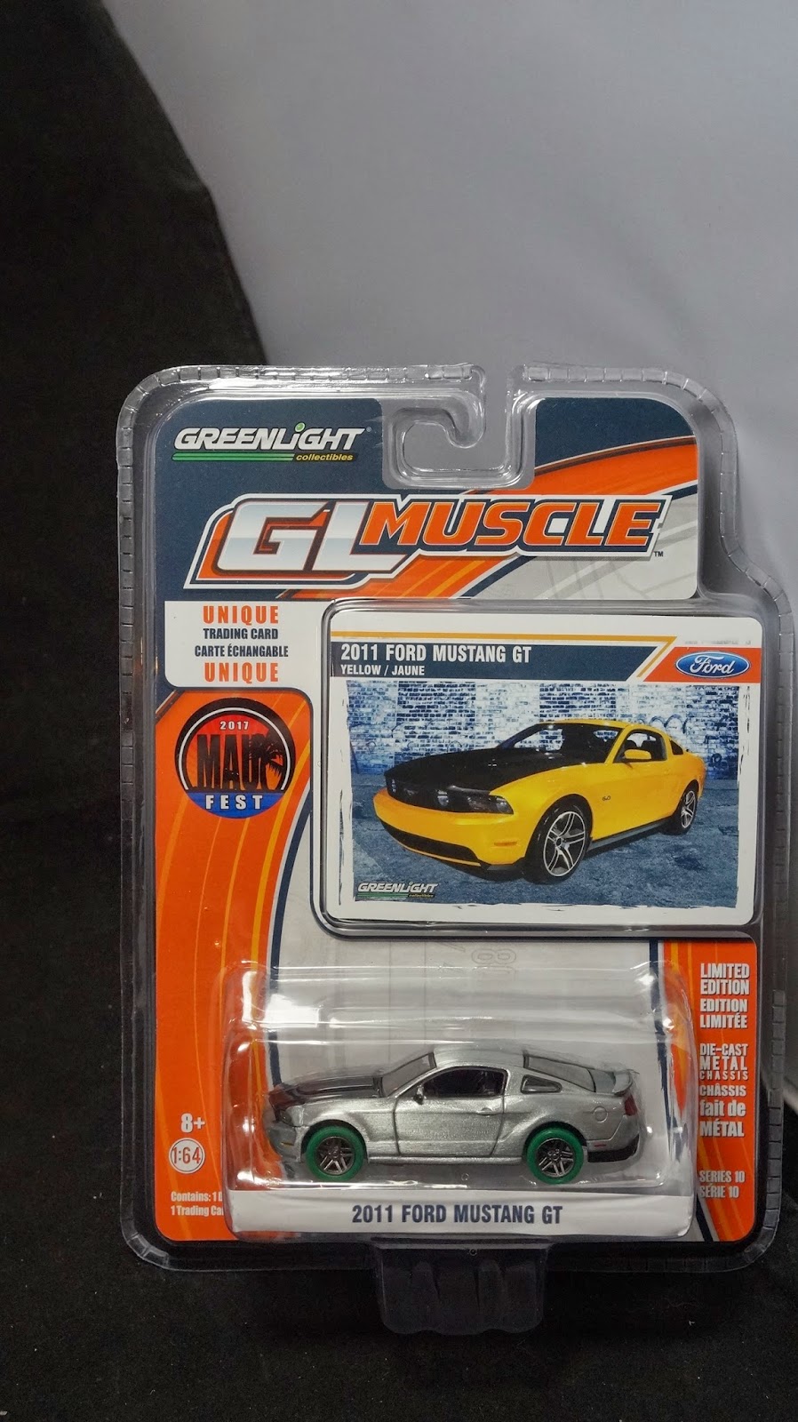 Greenlight 1:64 Scale GL Muscle 10 Raw Super Green Machine Chase 1/48 ...