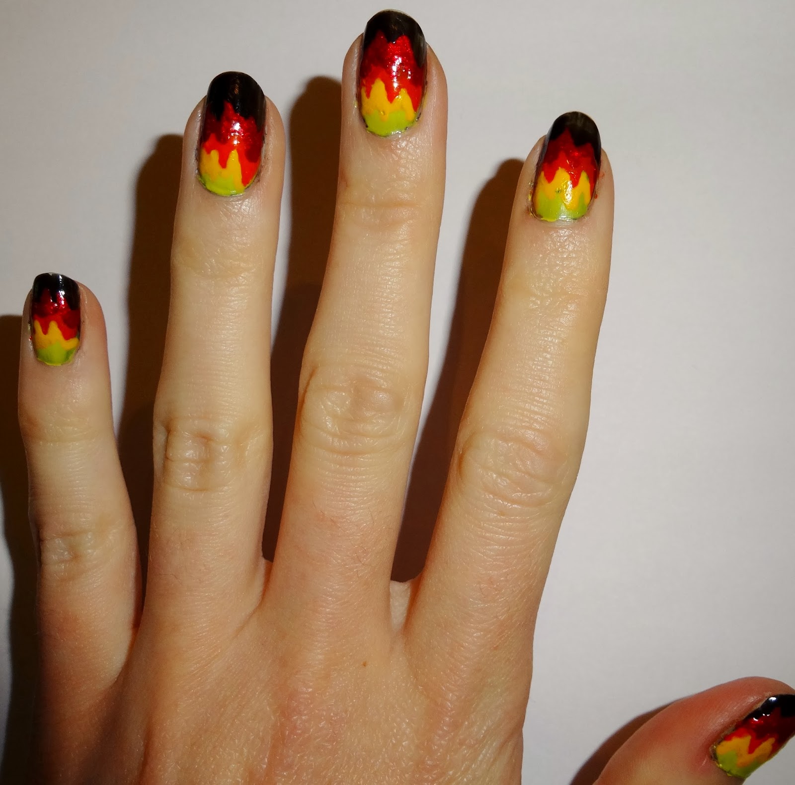 About a Nail: Bonfire nails