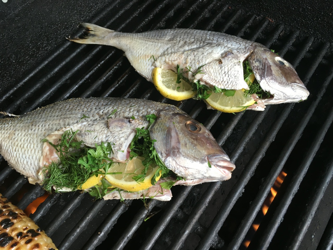 Cuisine Ici: Herbed Grilled Whole Porgy