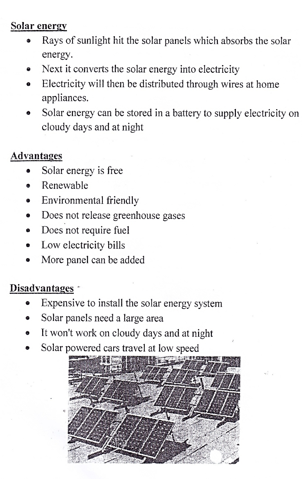 Zoona Ibrahim: Notes on Solar Energy