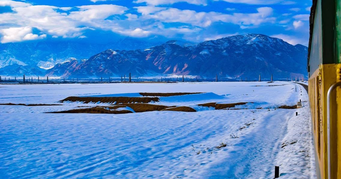 Discover Balochistan: Snow covered the Land of Dasht, Balochistan