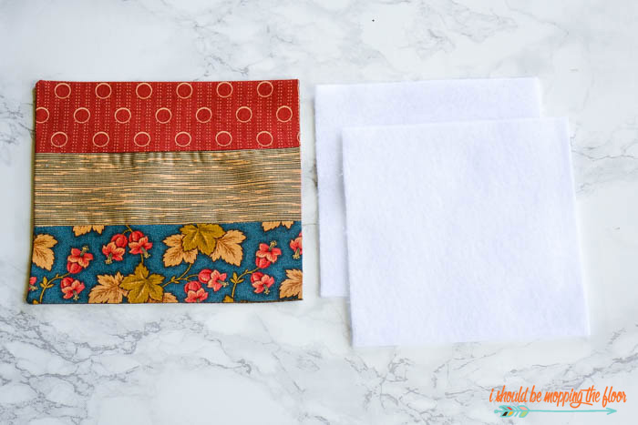 Quilted Mug Rugs | i should be mopping the floor