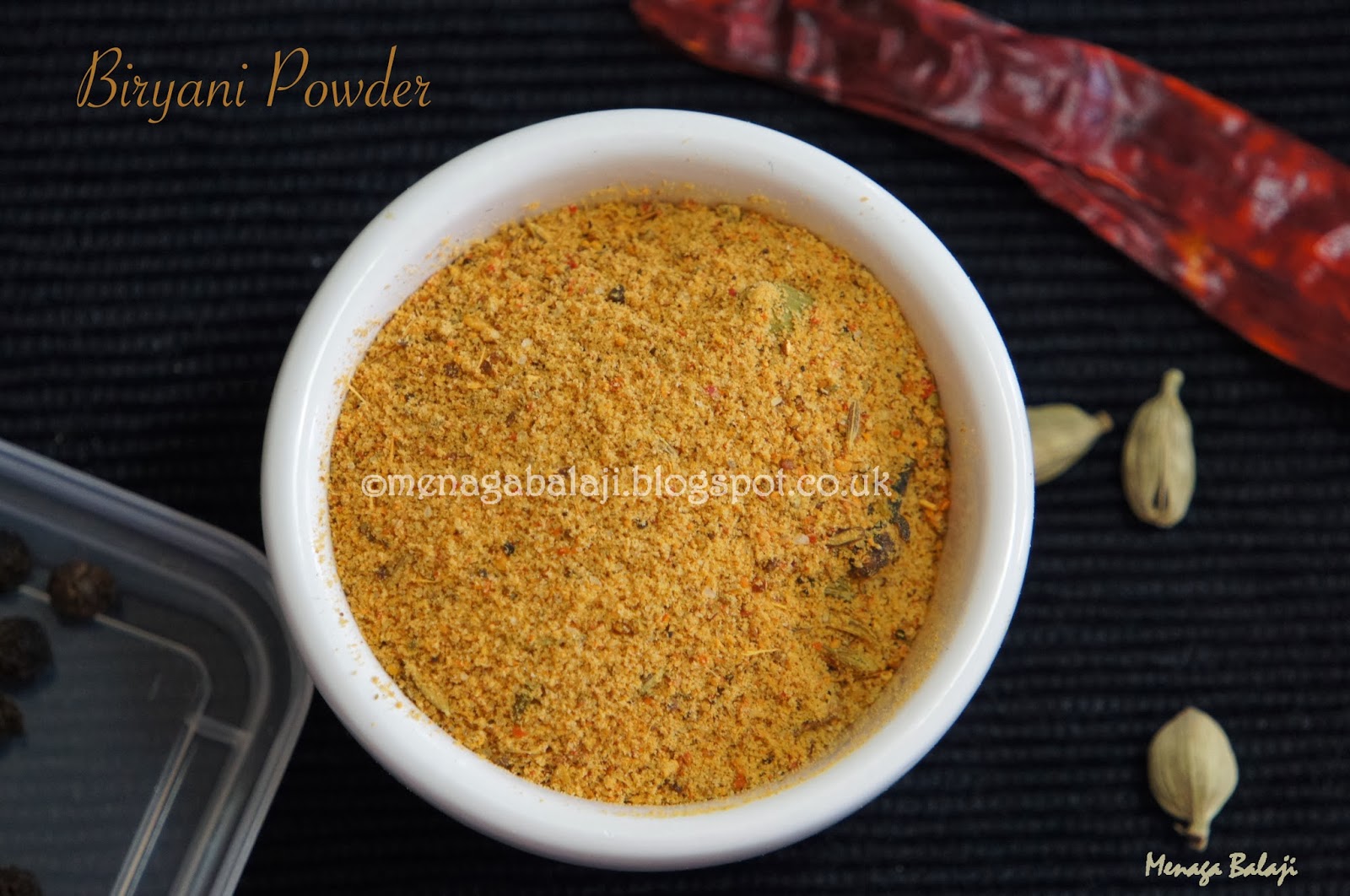 Food, Thy Medicine!: Biryani Powder - homemade masala