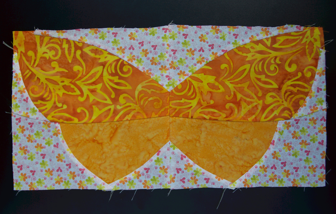 Quilt Art by Lena Pugachova: Curve Pieced Butterfly Block - Free ...