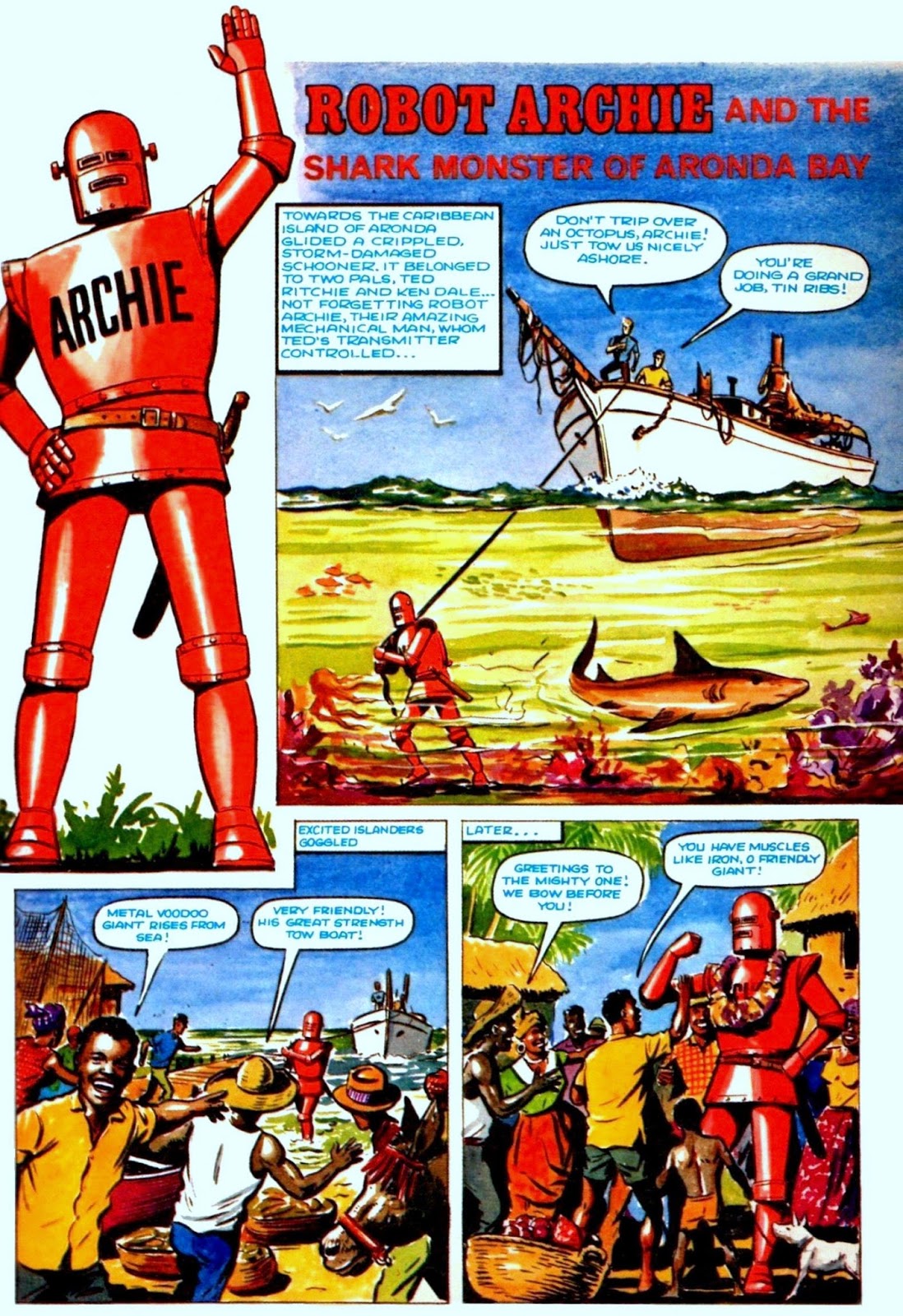 CRIVENS! COMICS & STUFF: HAS HE GOT A ROBOT CALLED ARCHIE? LION ANNUAL ...