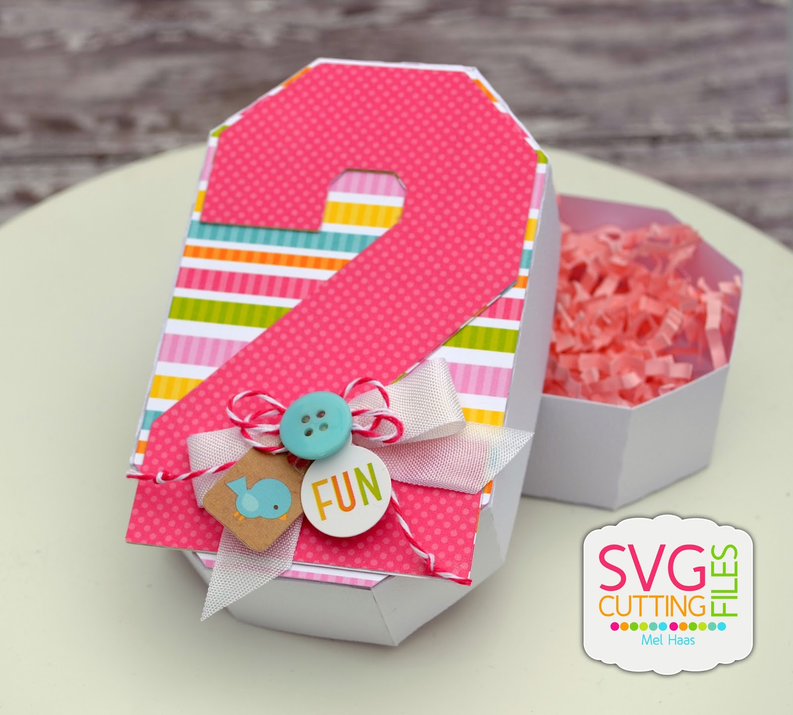 SVG Cutting Files: Number Boxes Two and Three