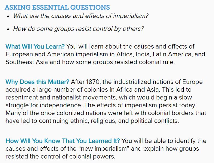 Accelerated World History: January 2019