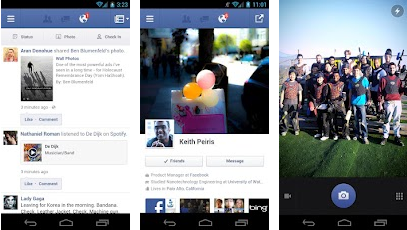 android market app: Facebook for Android