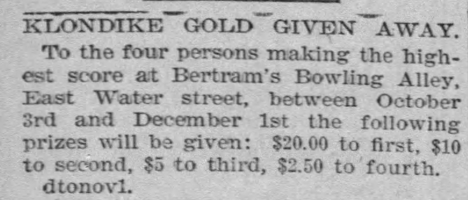 Klondike Gold Rush Newspaper Articles