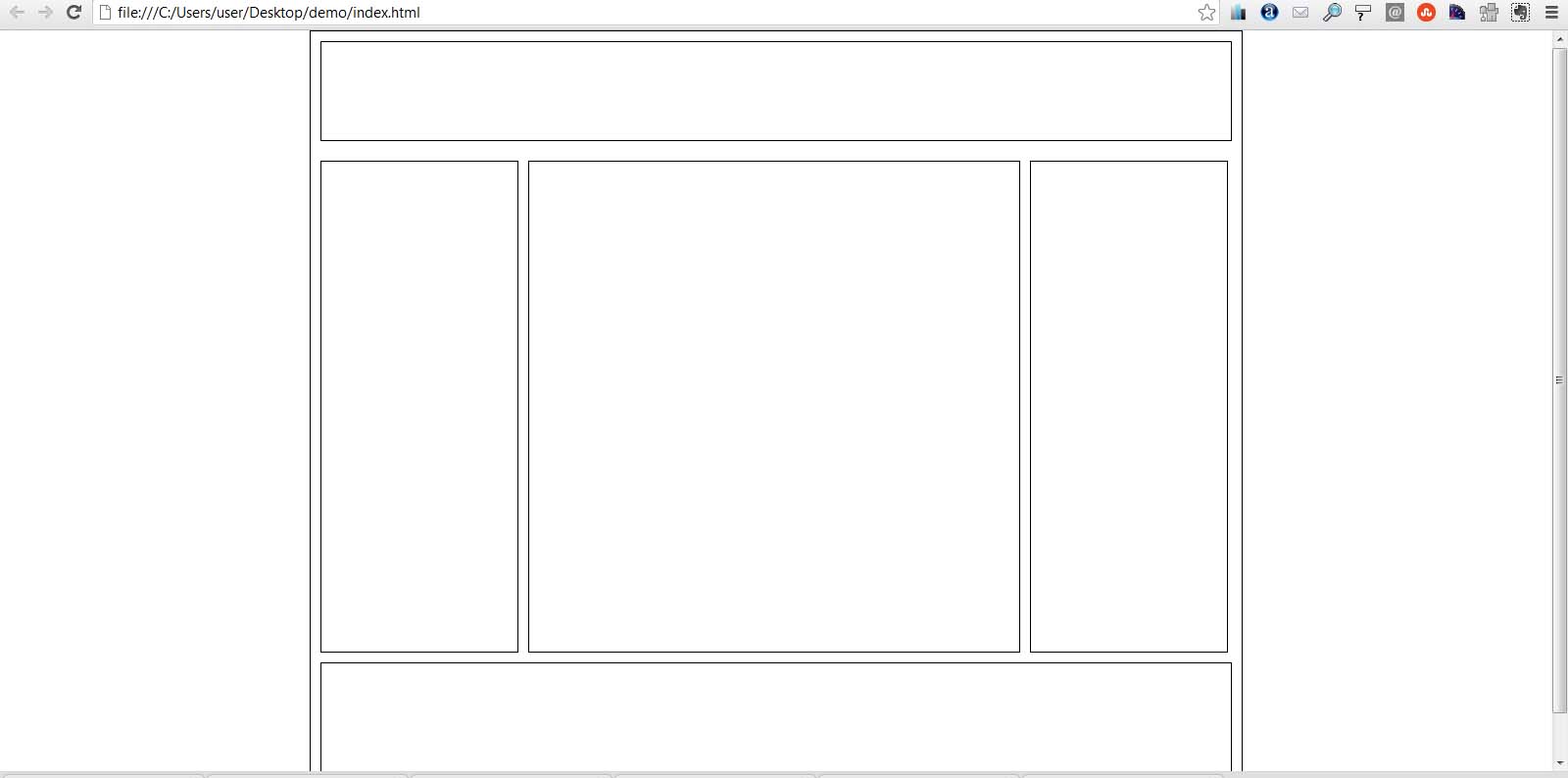 Purvi's Blog: How to create html css template layout?