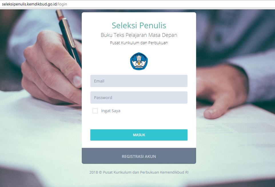 http://seleksipenulis.kemdikbud.go.id/login Seleksi Penulis Buku Teks ...