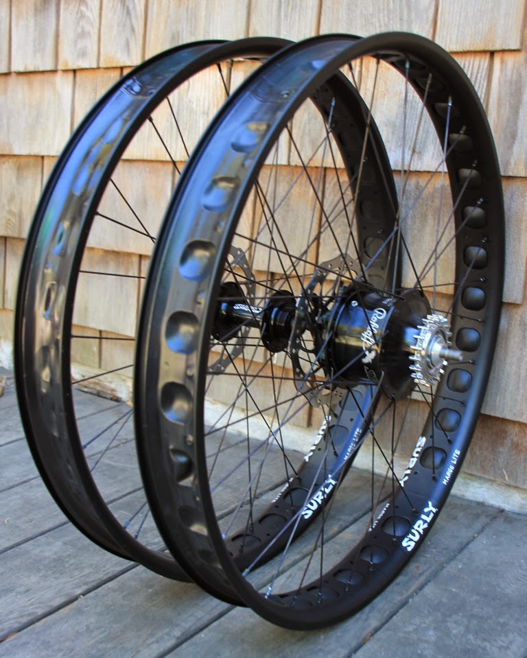 Cycle Monkey Wheel House: Fatbike: Surly Marge Lite rims on Rohloff ...
