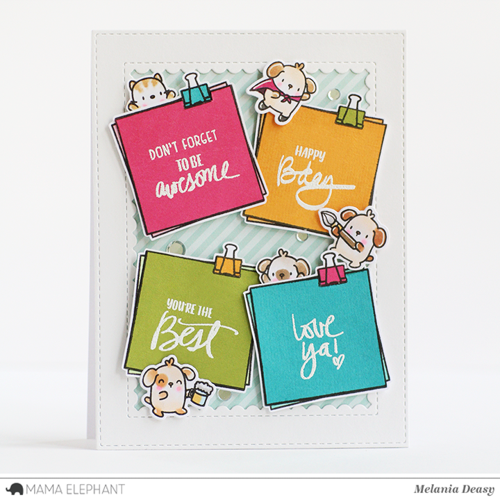 Mama Elephant Stamp Highlight Sticky Notes