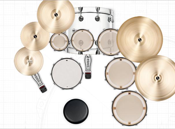 THE MACHINE SOMEHOW: DRUM SET UP