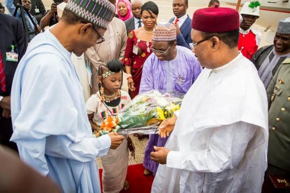 Photos: Buhari receives Chad & Niger presidents ahead of Lake Chad ...