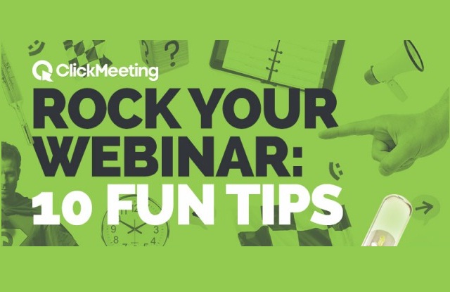 Rock Your Webinar 10 Fun Tips #infographic - Visualistan
