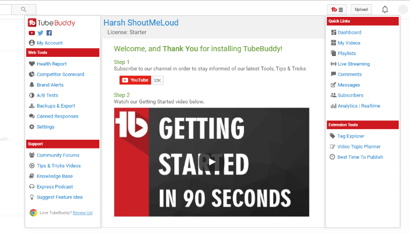 Know Everything: TubeBuddy: Your Best Friend for YouTube Channel