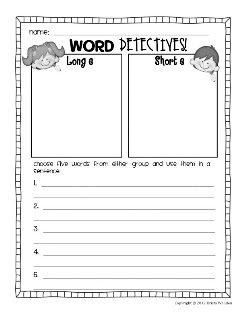 The Creative Chalkboard: Save yourself some work with a Word Work Freebie!