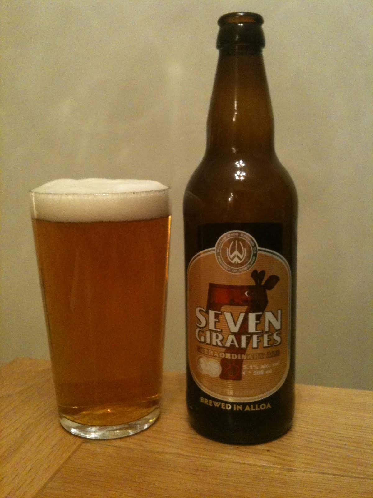 The Beer Bunker: 7 Giraffes (Williams Bros)