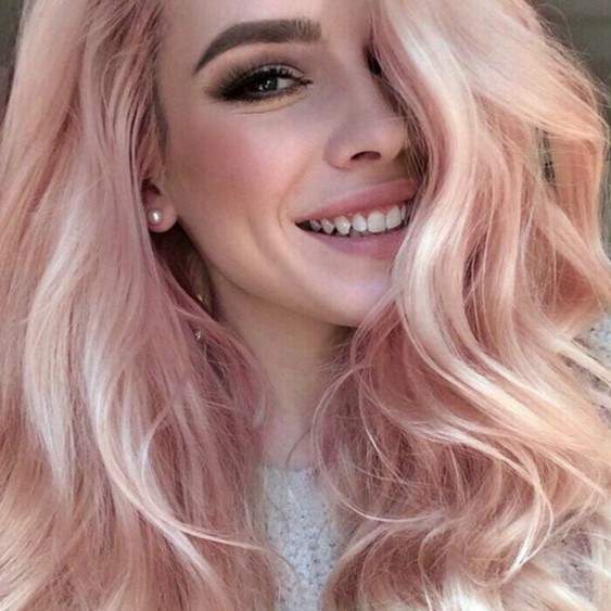 20 Ideas para cabello Rose Gold