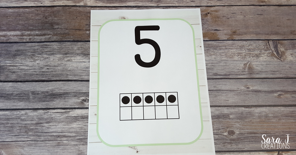 Shiplap Wood and Mint Themed Classroom Decor | Sara J Creations