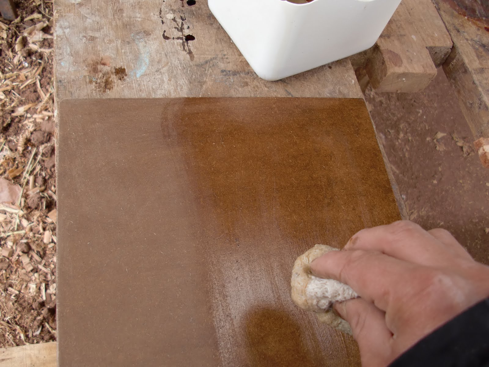 Decoraciones Manualidades En Madera: MDF Color Chocolate Como Hacer