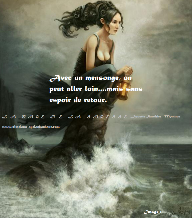 Les Panneaux Roses Citation Sur Le Mensonge