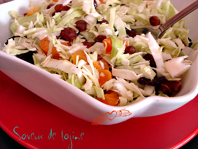 le choux blanc prend des couleurs!