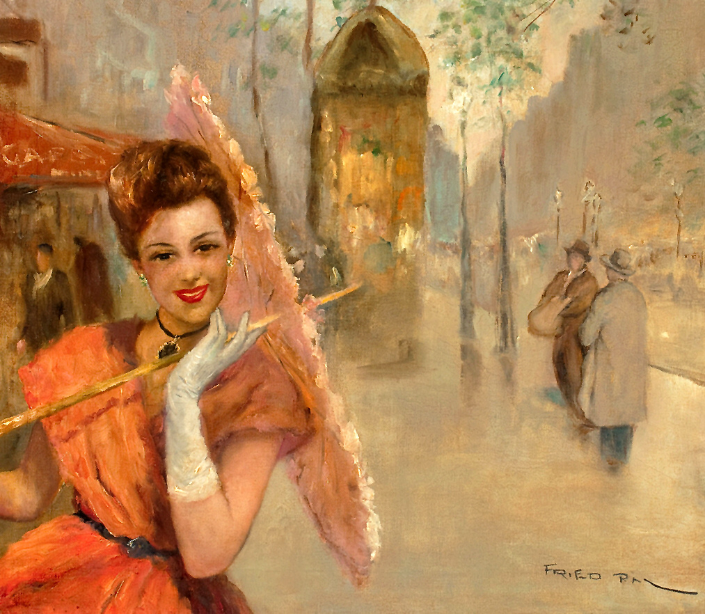 Pal Fried | Vintage style Figurative painter | Tutt'Art@ | Pittura ...
