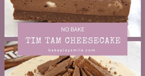 No-Bake Double Layer Tim Tam Cheesecake - Conventional Method - Easy ...