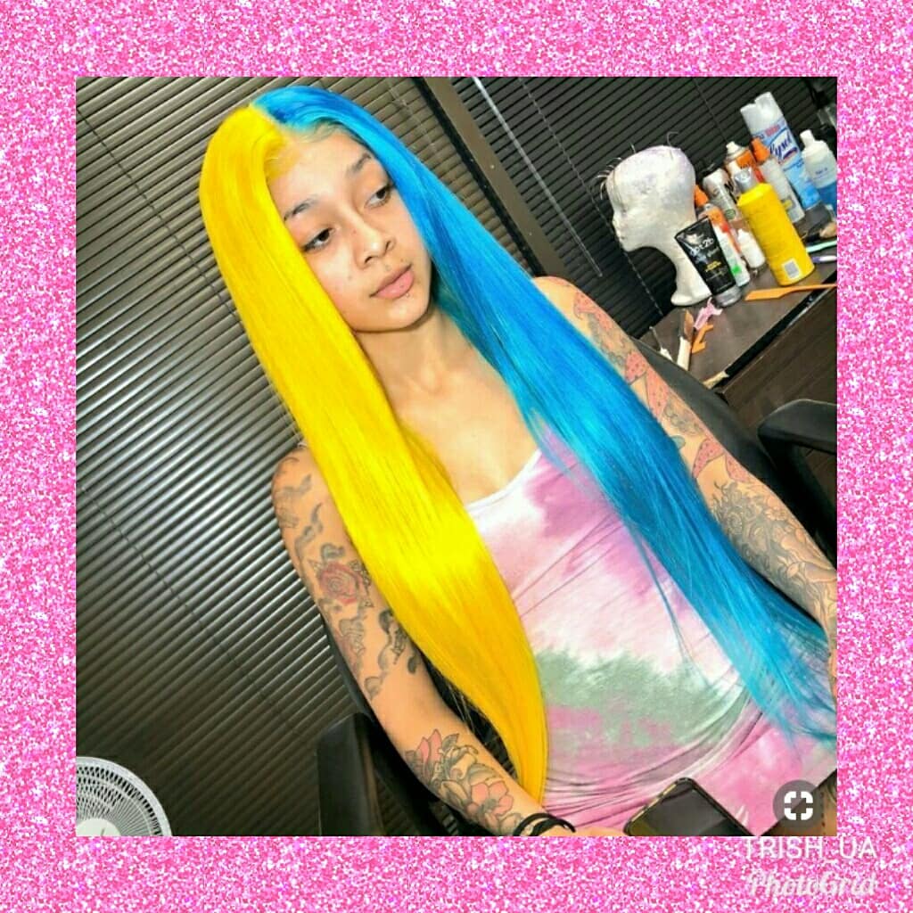 TWO COLORS WEAVE EXTENTION FOR BLACK GIRLS