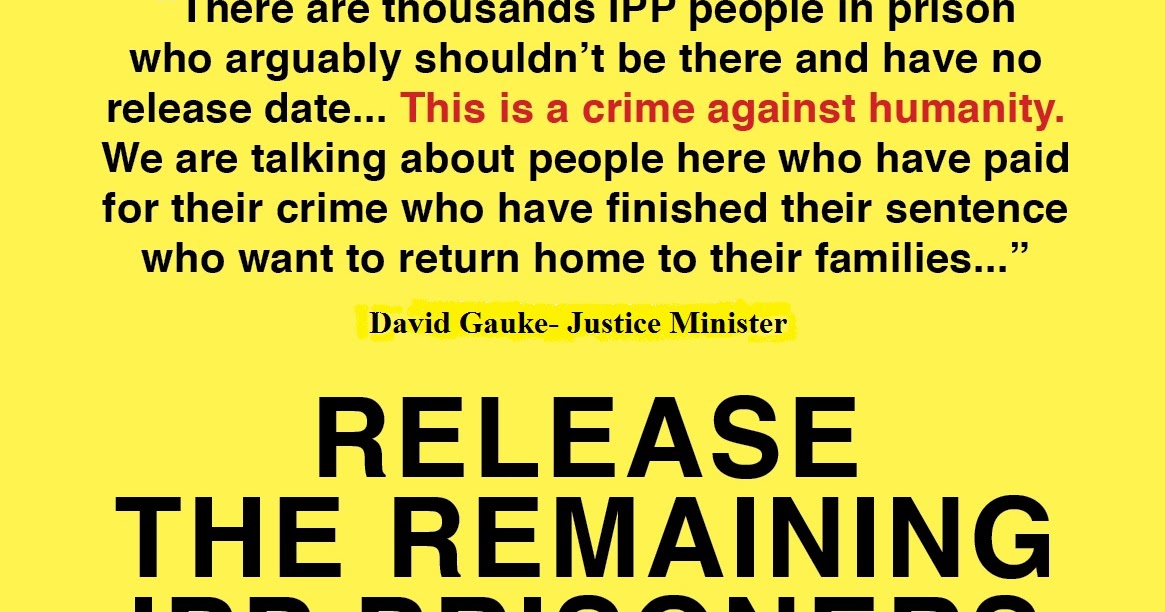 IPP Prisoners Familys Campaign: Critics expressed concern about the ...