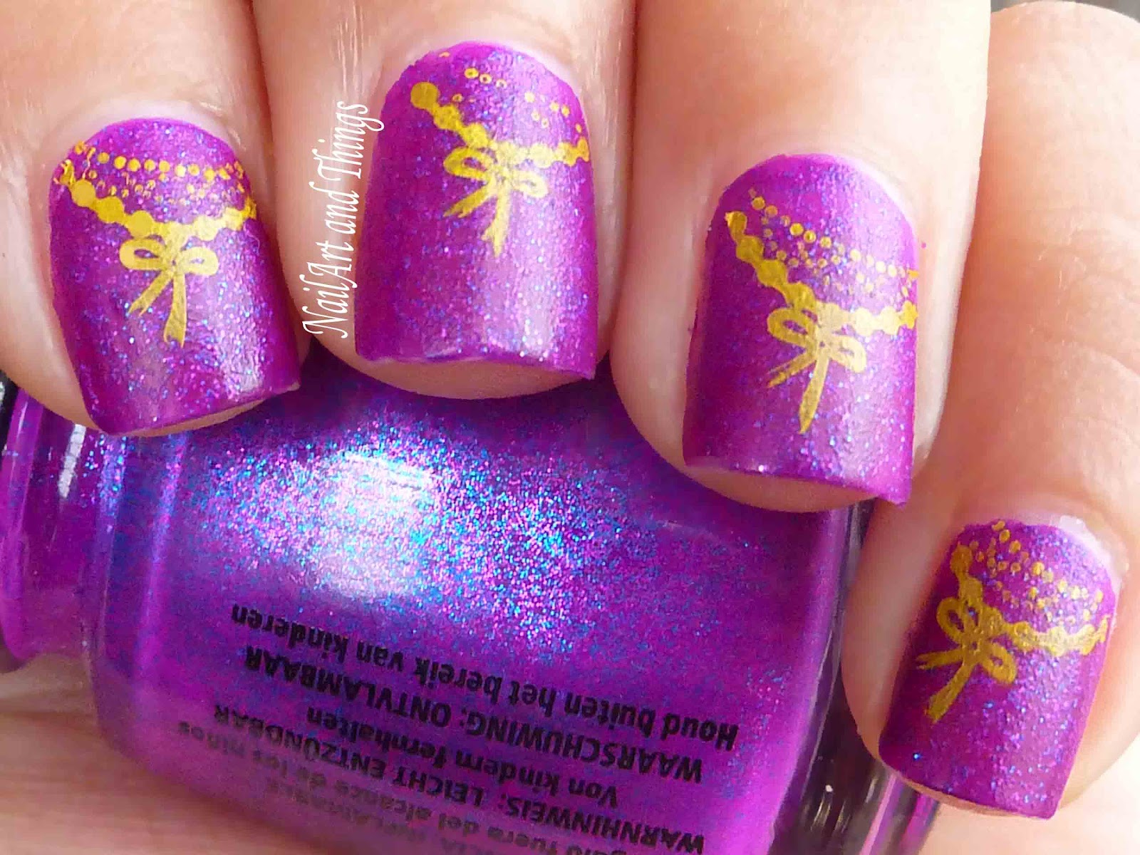 NailArt and Things: China Glaze Flying Dragon + Stamping Nail Art