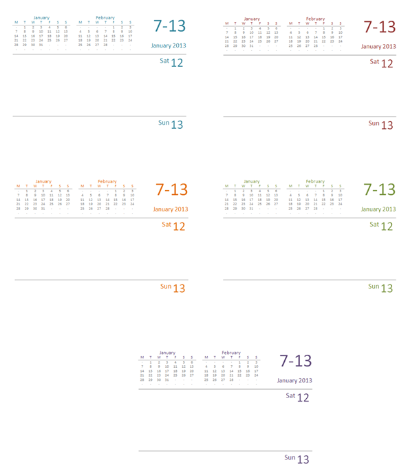 My Life All in One Place: Midori-compatible diary to download and print