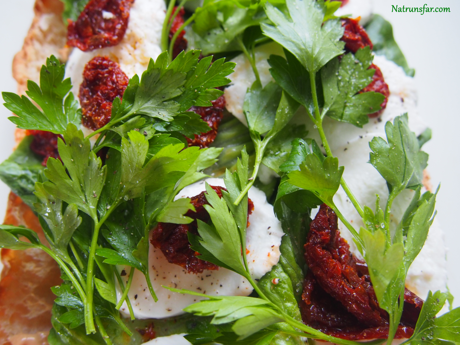 Natrunsfar: Pressed Mozzarella and Tomato Sandwich