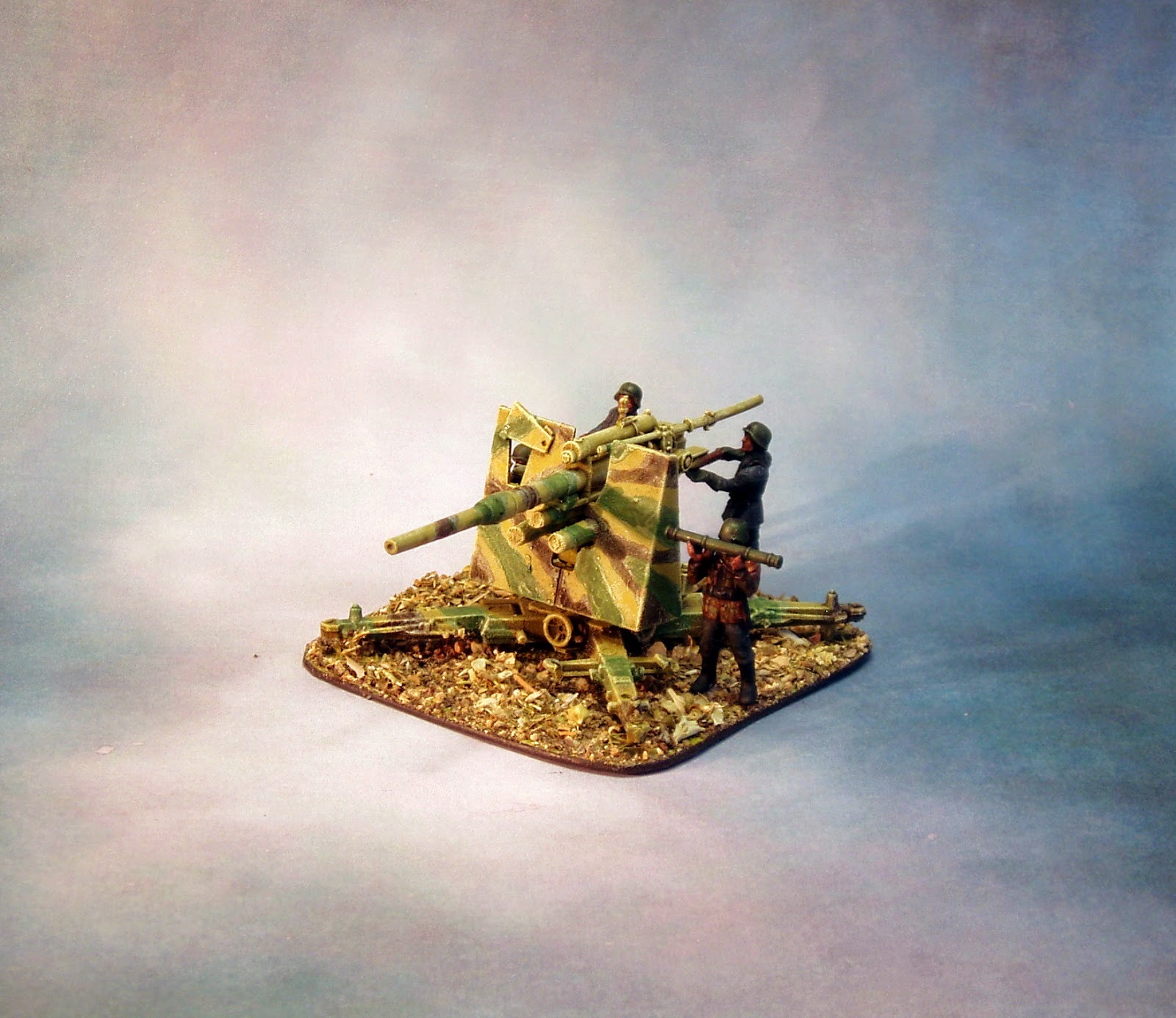 Aurelius Legion: Zvezda 1/72 scale WW2 German 88mm FLAK 36/37 - Finished