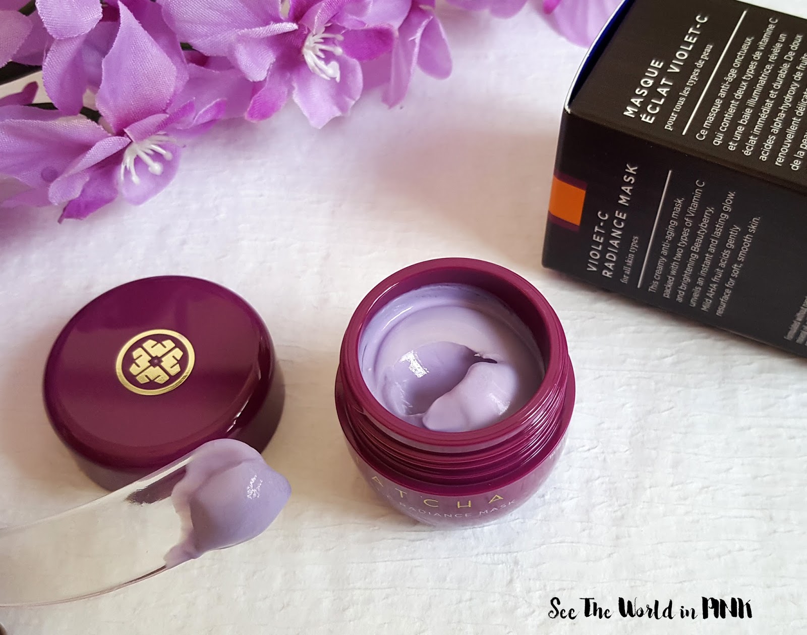 Mask Wednesday - New Tatcha Violet-C Radiance Mask Review! | See the ...