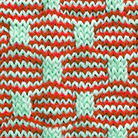 Wave and Box Slip Stitch Pattern - Hand Knitting Stitches