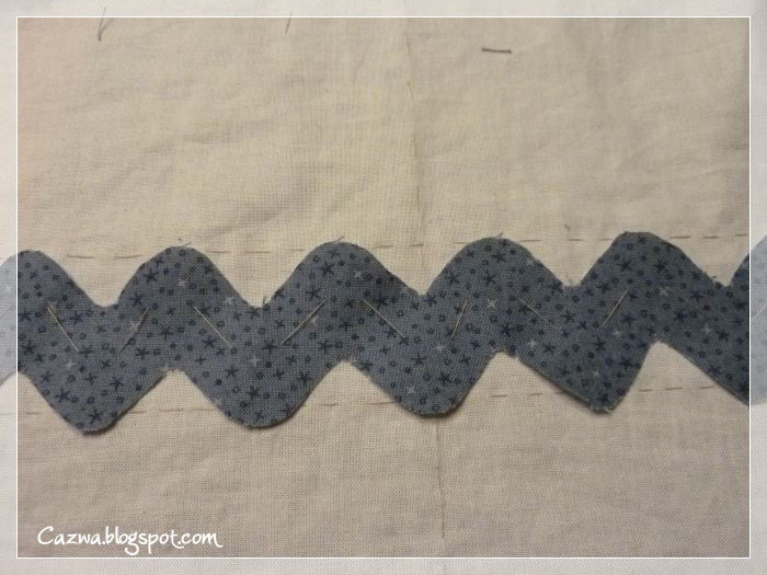 Stitches by Carin: My ric rac border