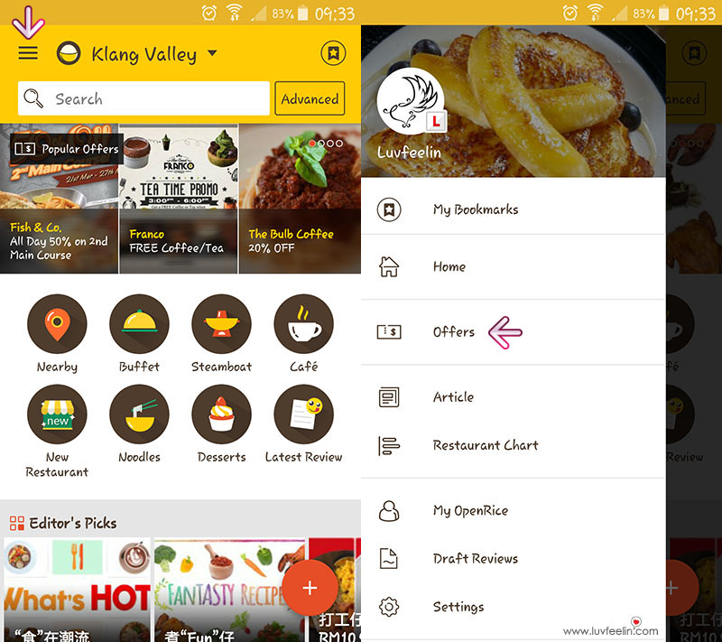 OpenRice 开饭手机程式带我去“揾食”啦！ - 乐飞翎 ♥ LUVFEELIN